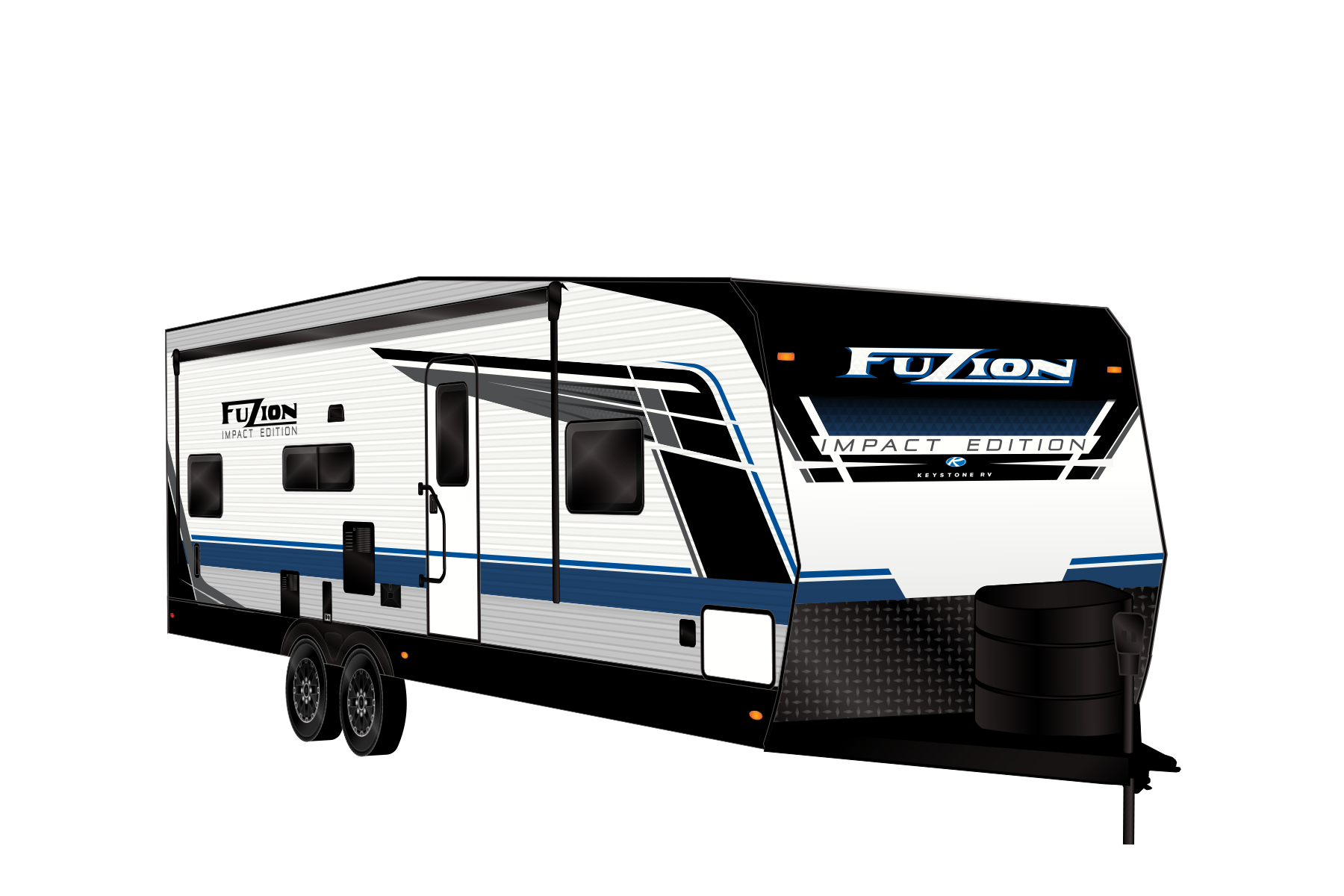Impact Toy Hauler Travel Trailers: Aluminum Sidewalls - Keystone RV ...